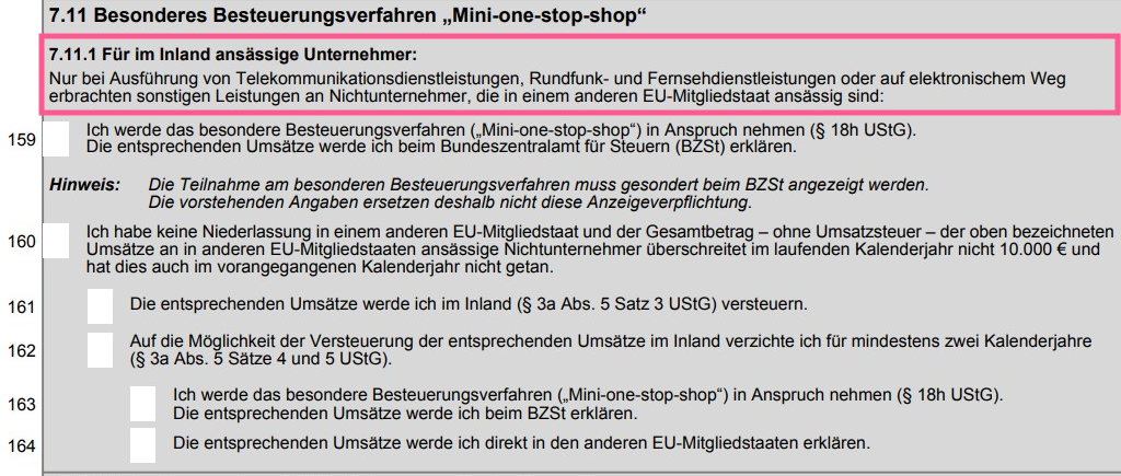 Fragebogen zur steuerlichen Erfassung: Infos und Gründungs-App