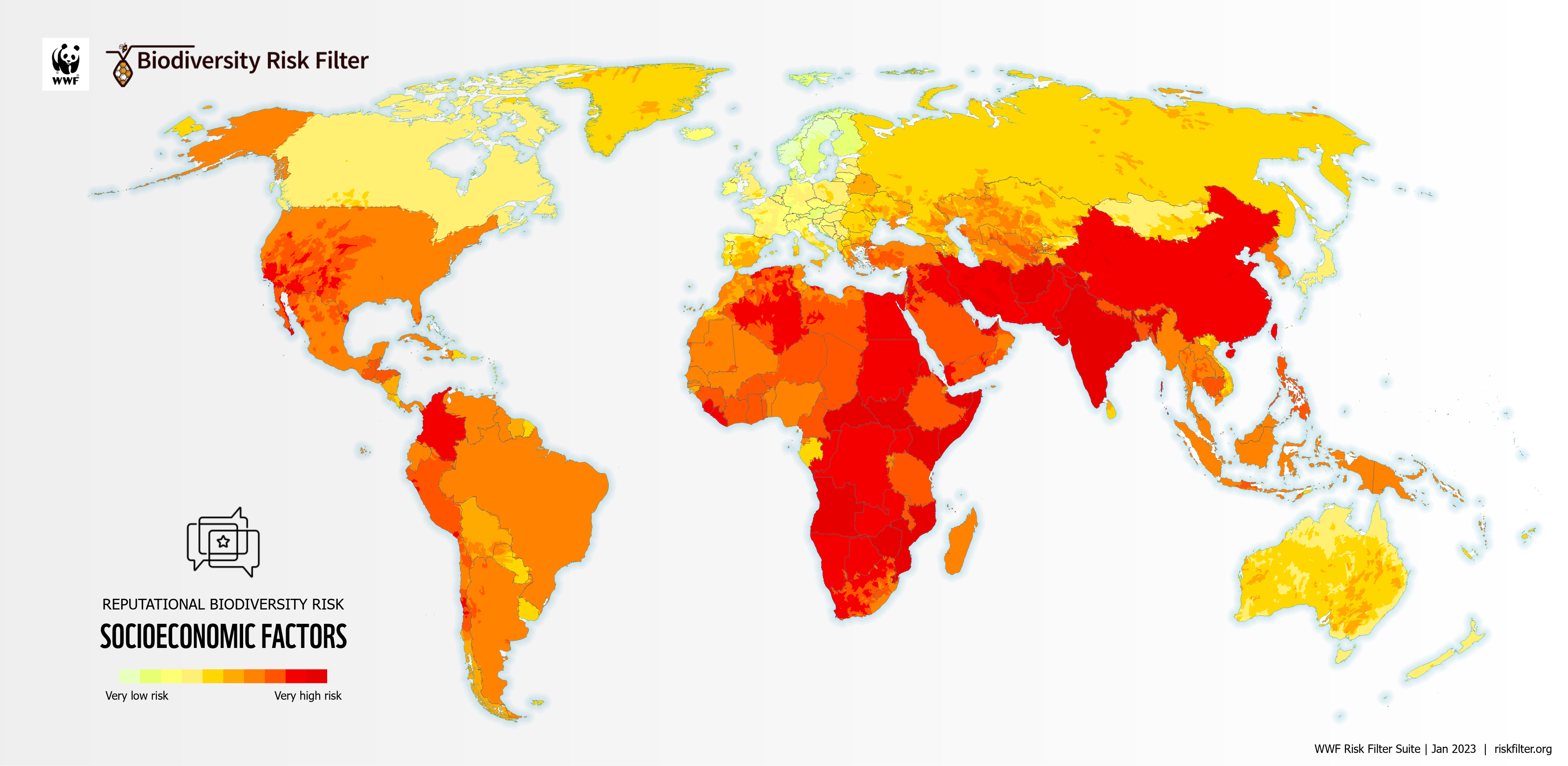 WWF Risk Filter Suite - Map Gallery