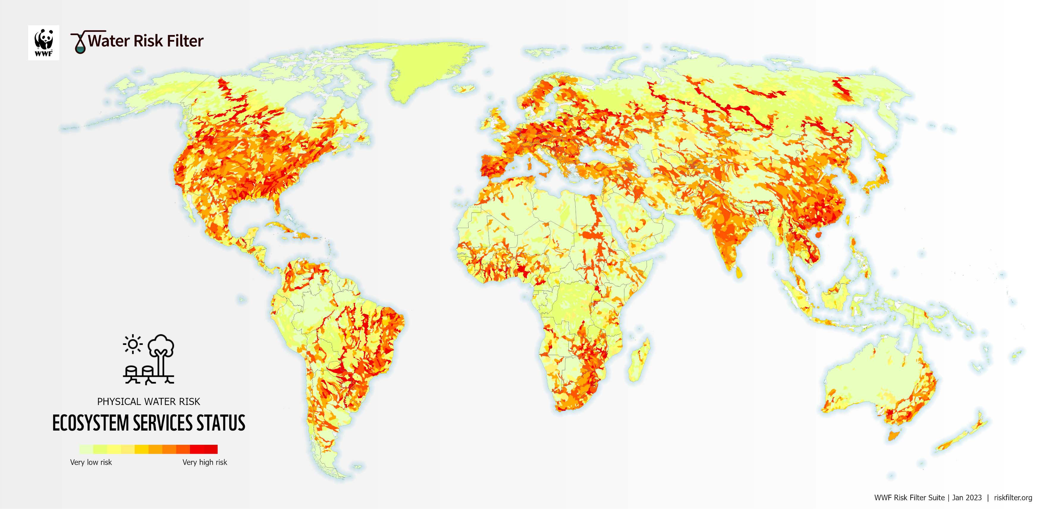 WWF Risk Filter Suite - Map Gallery
